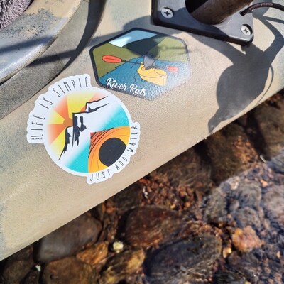 River Rats Sticker. Kayak Sticker. Adventure Sticker. - Etsy
