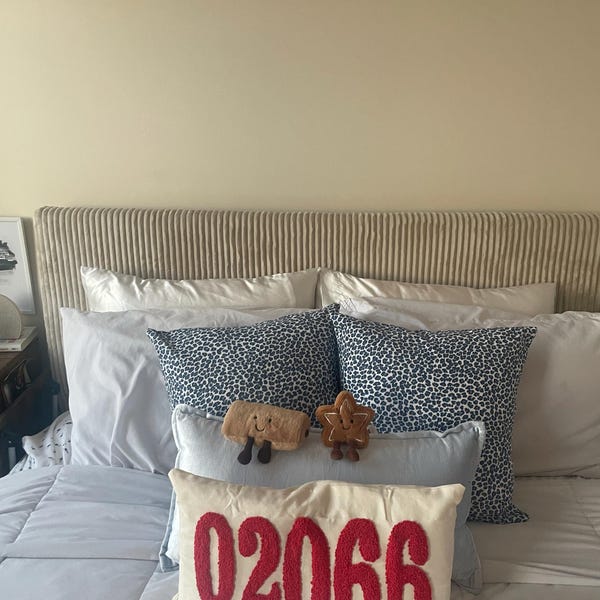 Custom Zip Code Pillow, Embroidered Area Number Pillow, Personalized ...