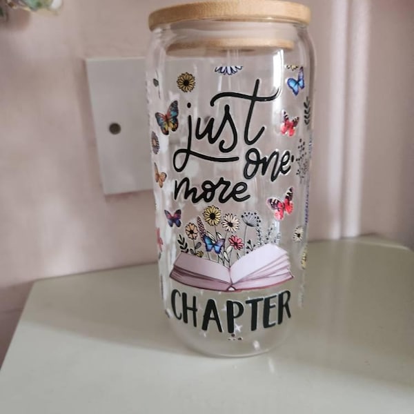 Book Coffee Glass Cup TBR Gift Idea Book Lover Cup Book Club Girly ...