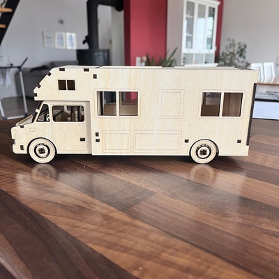 Camper Gift Box 4mm File 3d Laser Cut Design, DXF, SVG, AI, Pdf Files ...