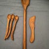 Wooden Kitchen Utensils Set - Large Flipper, Small Flipper, Cooking ...