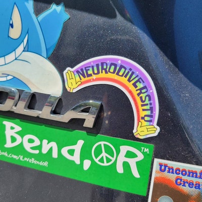 Arms T. Rexin Sticker Neurodivergent Autistic Pride Waterproof Vinyl ...