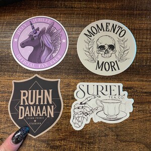 Throne of Glass Inspired Stickers TOG Sticker Bookish - Etsy