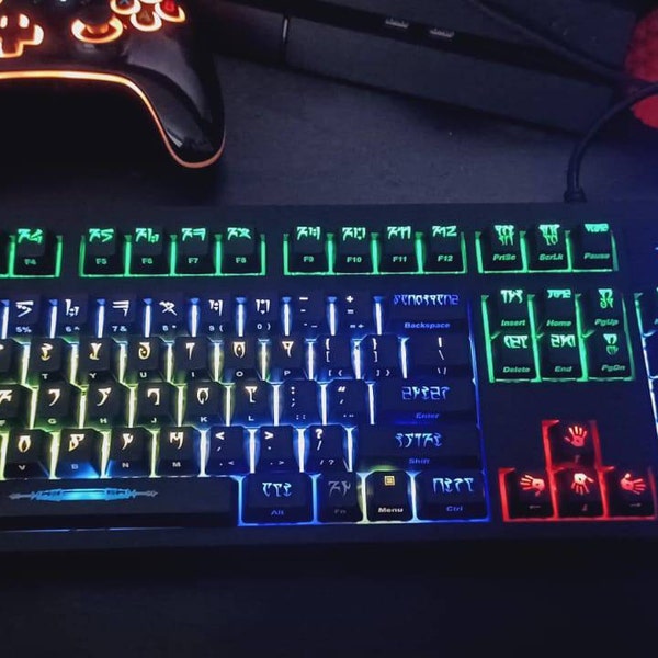 Sonic the Hedgehog Characters Backlit Keycap Pack | Mechanical Keyboard ...