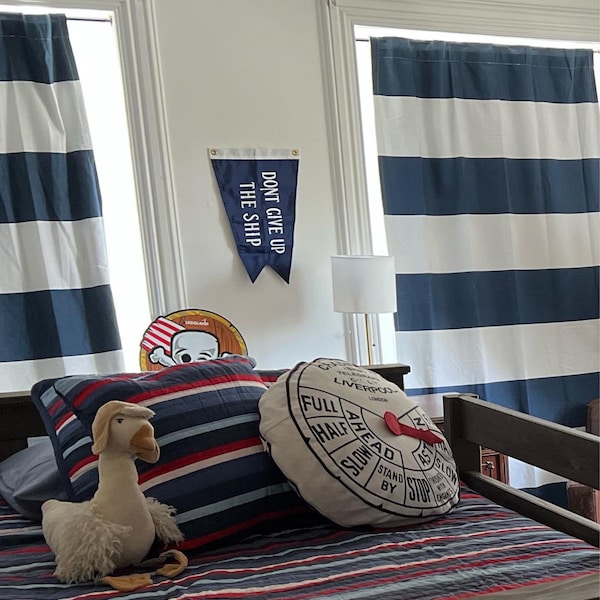 Commodore Perry Burgee: Don't Give up the Ship - Unique Navy Boat Flag ...