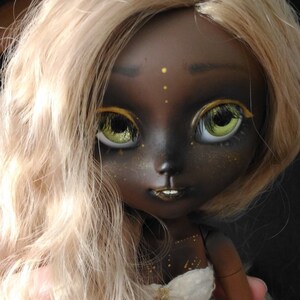 Hand Made BJD Doll Eyes Shining Yellow Acrylic Half Ball 8mm | Etsy