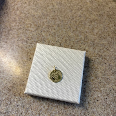 14K Solid Gold Scales of Justice Necklace, Lawyer Pendant, Dainty Scale ...