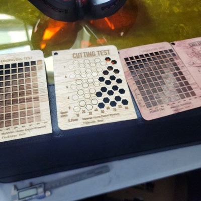 Diode Laser Cutting Test Files Digital Download Laser Engraving Project ...