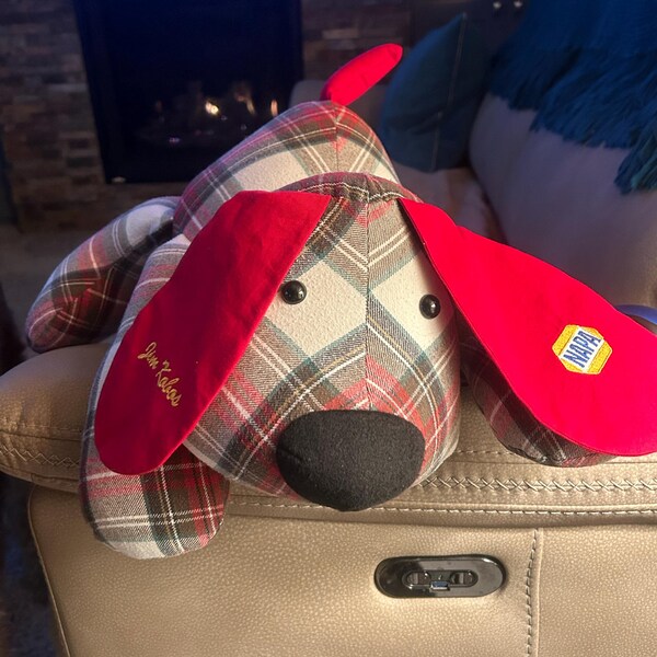 Memory Dog From Clothing Keepsake Dog Made From Clothing Memorial ...