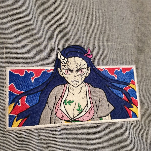 Premium Anime Embroidery Design, Anime Inspired Machine Embroidery ...