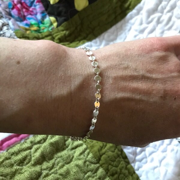 Simple Bracelet, Bracelet for Women, Rose, Silver or Gold Bracelet ...