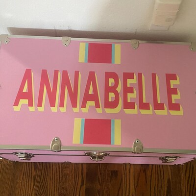 Custom Camp Trunk Monogram Decal. Summer Camp Gear. Footlocker. Camp ...