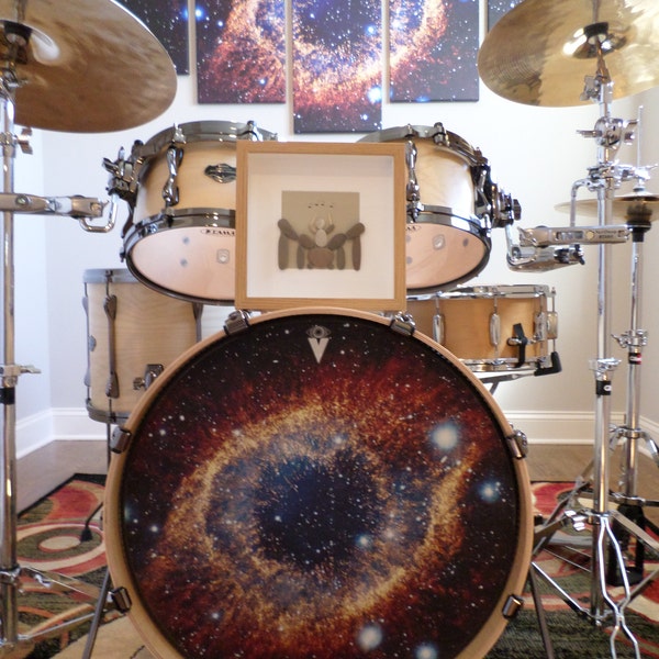Pebble Art Drummer, Pebble Art Drum Kit, Drummer Gift, Drummer Pebble ...