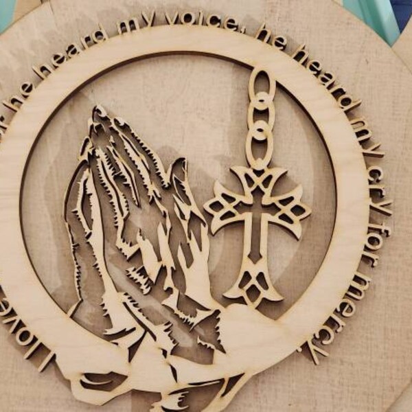 Jesus and Cross. Psalm 116:1,2 Wall Art. Decoration Wall. Crucifix ...