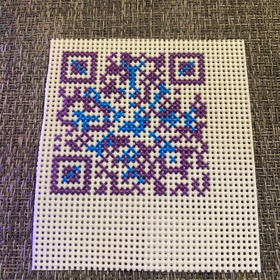 You're a Mean One Mr. Grinch QR Code Cross Stitch - Etsy