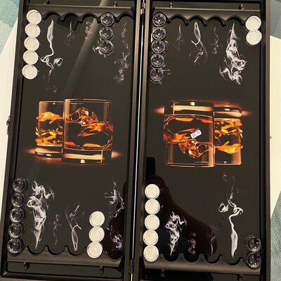 Personalized Backgammon Set. Custom Board and Pieces. Unique Board. Any ...
