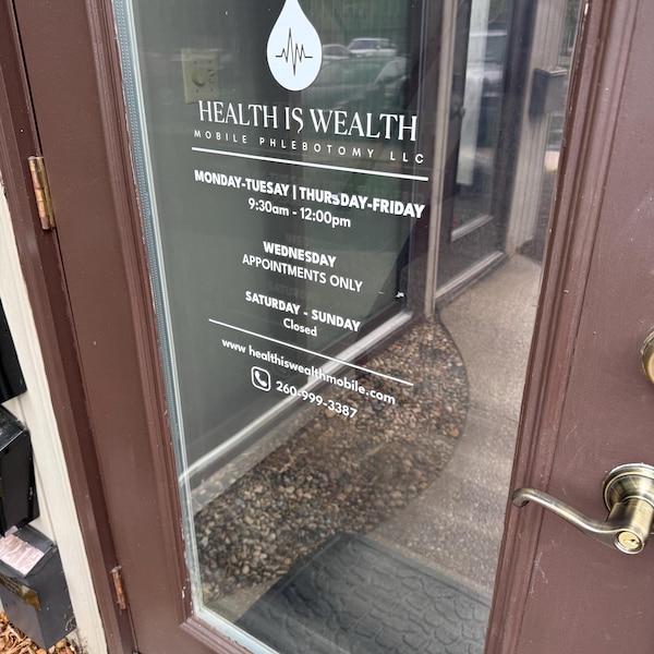 Custom Store Hours Decal - Business Door Sign for Hours of Operation ...