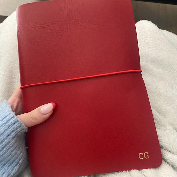 Travelers Notebook Cover Personalized, A5 A6 Leather Hobonichi Planner ...