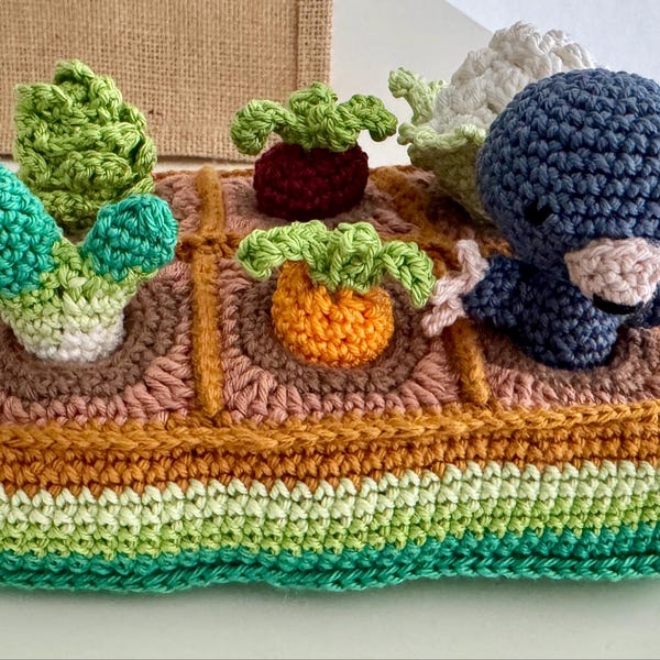 Amigurumi Vegetable Patch Crochet Pattern Aradiyatoys Kingdom Carrot ...