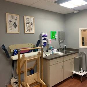 Contemporary Split Wall Art Set of 2 Spring Flower Pattern Prints, Boho ...