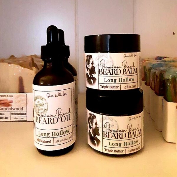 Beard Oil Bottle Label Template With Bearded Man. Customize Online ...