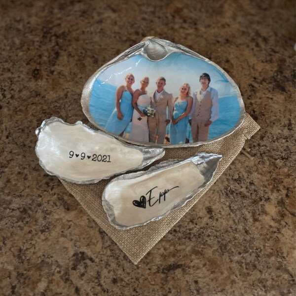 Luxury Bachelorette Bridal Party Custom Name Clam Shell Gift ...