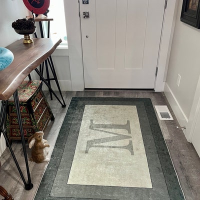 Family Name Entry Rug Personalized Entryway Rug Entrance Rug - Etsy