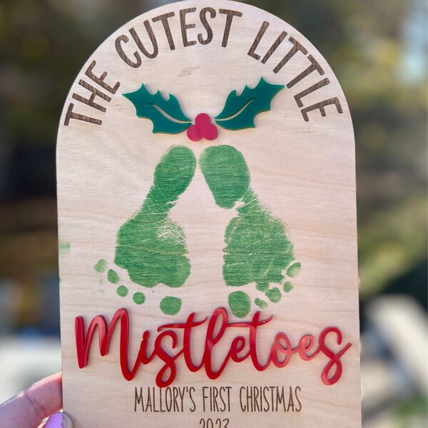 Baby's First Christmas, Mistletoes Craft, Baby's First Christmas ...