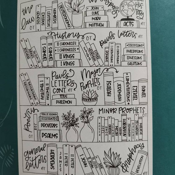 Books of the Bible Sticker - Etsy