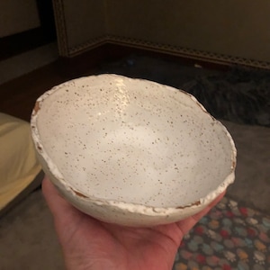 Ceramic Bowl White Bowls Rustic Bowls Pasta Bowl Ceramic - Etsy