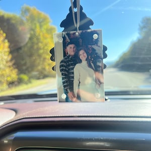 Hanging Car Photo Frames, Rearview Mirror Hanging Accessory, Car Decor ...