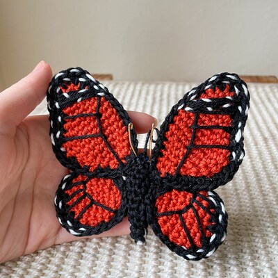 Butterfly Amigurumi Crochet Pattern Monarch Butterfly - Etsy