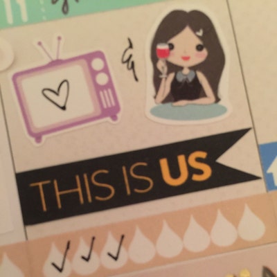 Custom TV Show Page Flag Stickers - Etsy