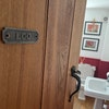 LIBRARY Cast Iron Rustic Industrial Style Heavy Plaque Sign Home ...