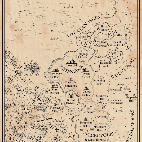 Folklore Handwritten Dnd Font - Etsy