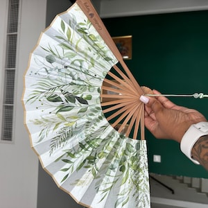 Personalized Paper Fans Wedding Party Favors Gifts Guests Custom ...