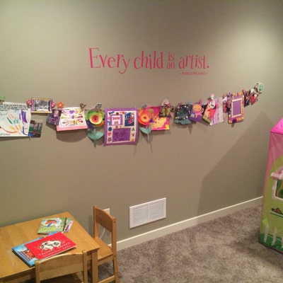 Every Child is an Artist Wall Decal Children Artwork Display Vinyl ...