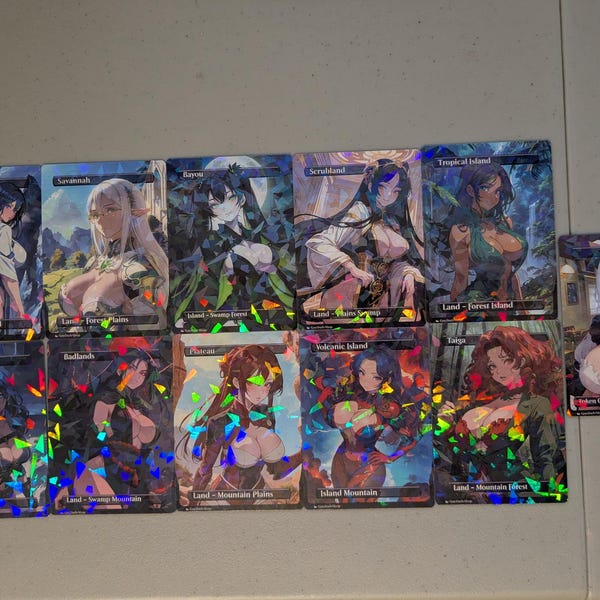 Hero Token | Anime MTG Proxy | Waifu Style Card | EDH Commander Staple ...