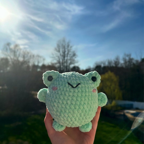 3in1 Crochet Pattern - Chubby Squishy Frogs, Strawberry Frog, Sky Frog - Etsy