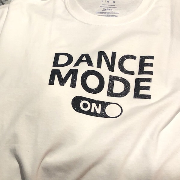 Dance Mode ON SVG DXF Cutting File - Etsy
