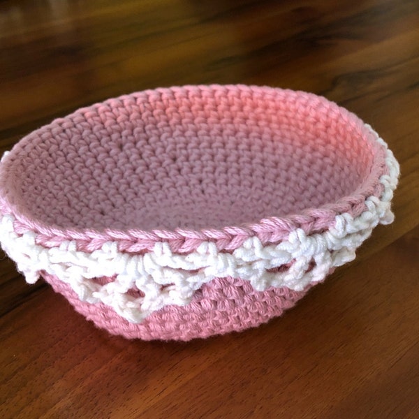 Crochet Bowl Pattern / Nesting Bowls Crochet Pattern / Stackable ...