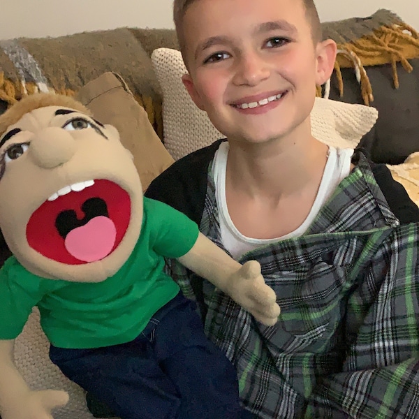 My CHILD Portrait Muppet Puppet Custom Made CHILD Look Alike Puppet. - Etsy