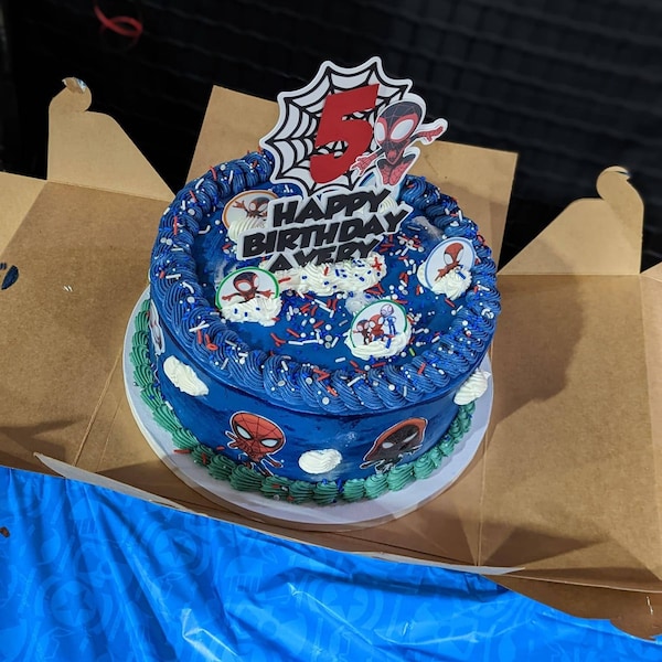 Spin Cake Topper - Etsy