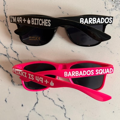 Team Bride, Custom Sunglasses, Bachelorette Weekend, Wedding Sunglasses ...