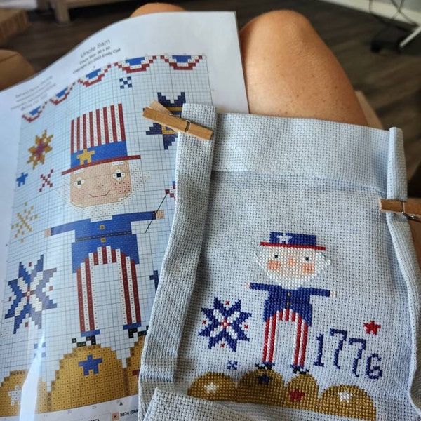 Uncle Sam Cross Stitch Pattern PDF - Etsy