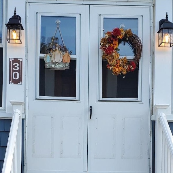 Arts and Craft Address Sign | Craftsman Address Plaque | Mission Style ...