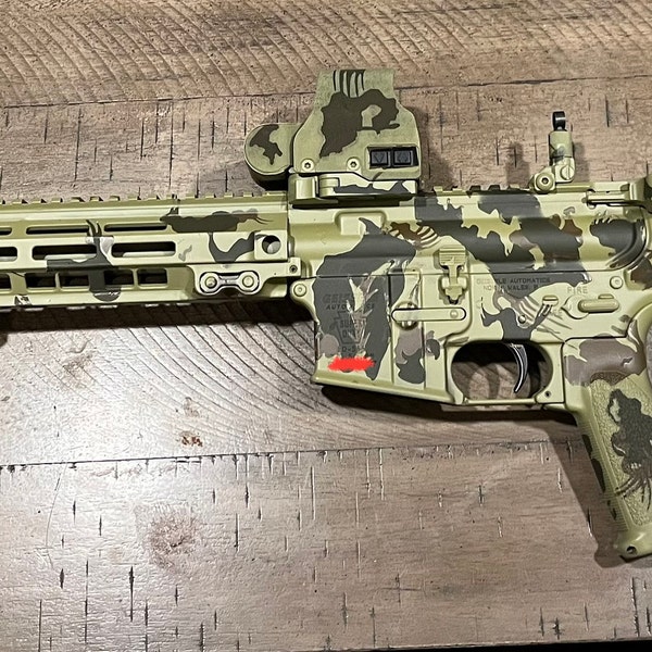 DCU Camo Stencil Pack for Duracoat, Cerakote, Spray Paint, Vinyl Weapon ...
