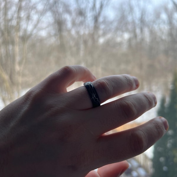 Circuit Board Wedding Band, Computer Science Engagement Ring, PC Board ...