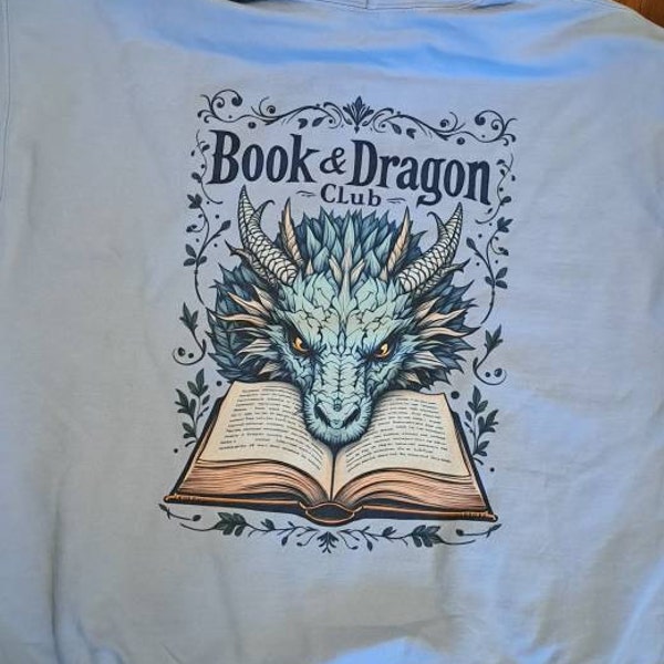 Large Book Dragon Painting, Art Print Poster, Gothic, Fantasy Wall ...