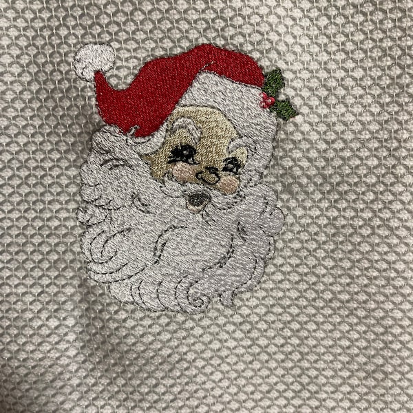 Vintage Santa Embroidery Machine Designs - Santa Baby Merry Christmas ...